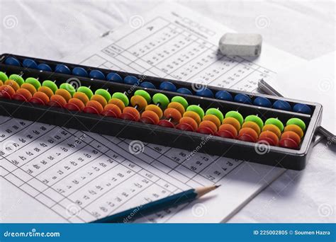 Calcul Abacus Méthode Japonaise Image Stock Image Du éducation