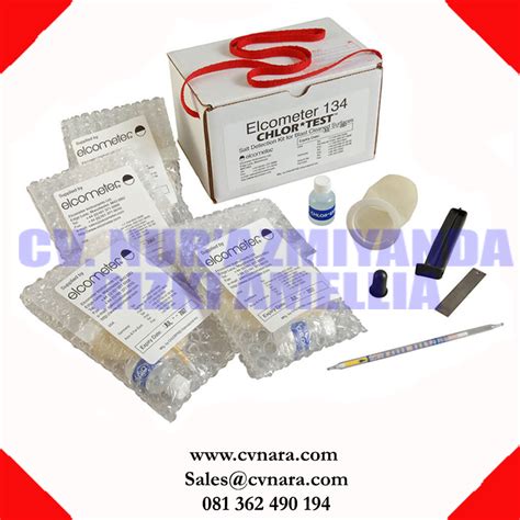Elcometer 134s Chloride Ion Test Kit For Surface Cv Nur Azmiyanda
