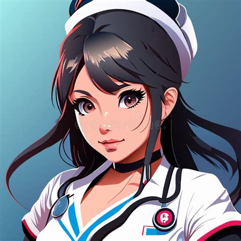 Anime Girl Nurse Drawing