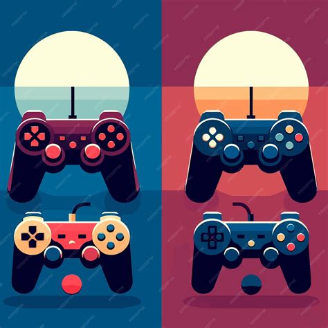 Controllers Video Game Premium Ai Generated Vector