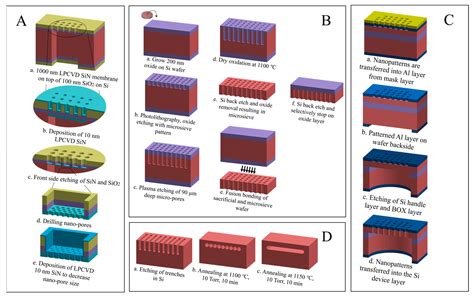 Nano Perforated Silicon Membrane With Monolithically Integrated Buried Cavity