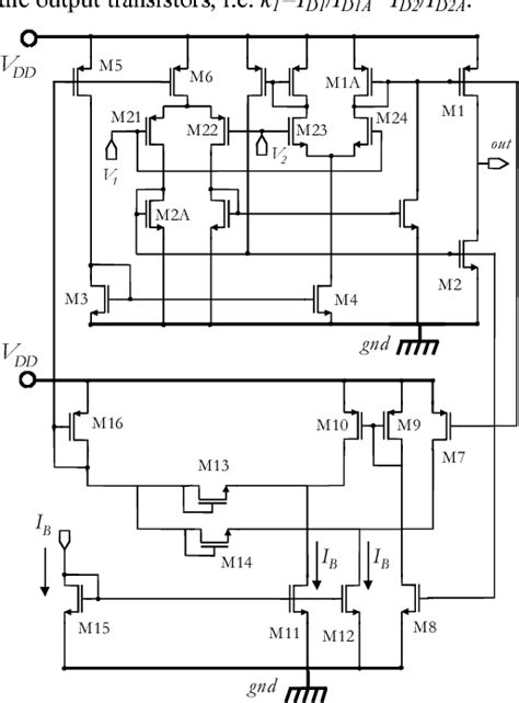 Figure 2 From A Current Feedback Adaptive Biasing Method For Class Ab