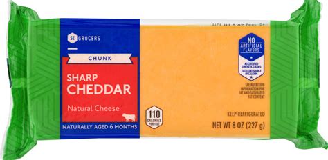 Se Grocers Chunk Sharp Cheddar Natural Cheese Se Grocers 38259100356 Customers Reviews