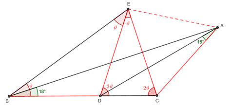 Geometry In Triangle Abc If Acbd Angle Abcangle Cad18