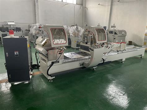 Curtain Wall Connecting Ending Cutting Saw Cut Double Miter Equipment