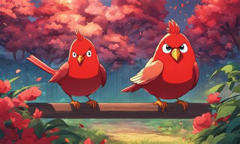 2 Red Grumpy Birds By Grumpyoldman51 On Deviantart