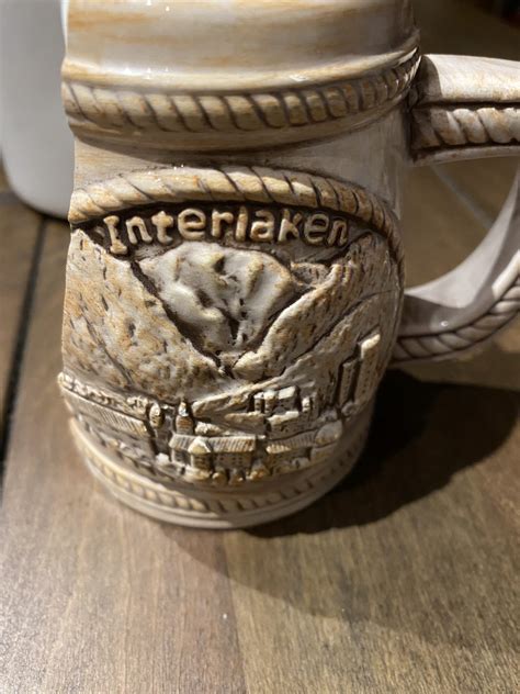 Interlaken Switzerland Souvenir Ceramic Mug 2022 6151 Ppm Lead On