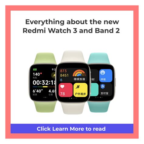 Everything About The New Redmi Watch And Band Geekbite