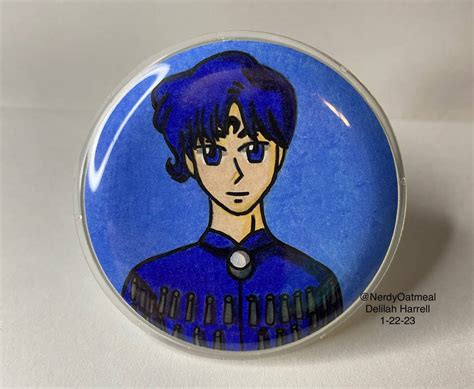 Sailor Moon Prince Sapphire Badge By Nerdyoatmeal On Deviantart