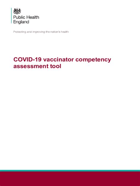 Fillable Online Covid 19 Vaccinator Competency Assessment Tool Covid