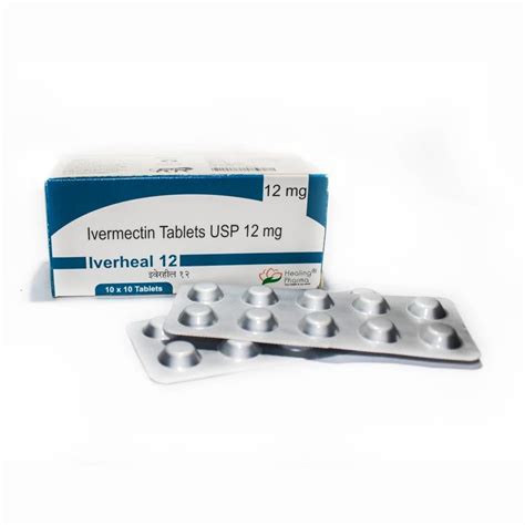 12mg Iverheal Ivermectin Tablet At ₹ 222strip Of 10 Tablets
