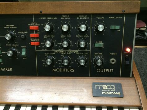 MATRIXSYNTH Moog Minimoog MODEL D With Old OSC