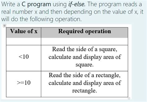Solved Write A C Program Using If Else The Program Reads A Chegg