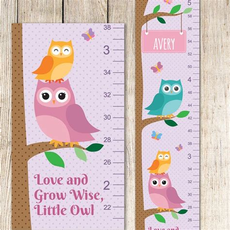 Owl Chart Etsy