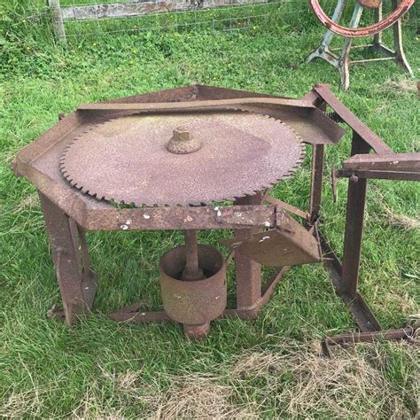 Lot 594 A Tractor Driven Circular Saw Bench