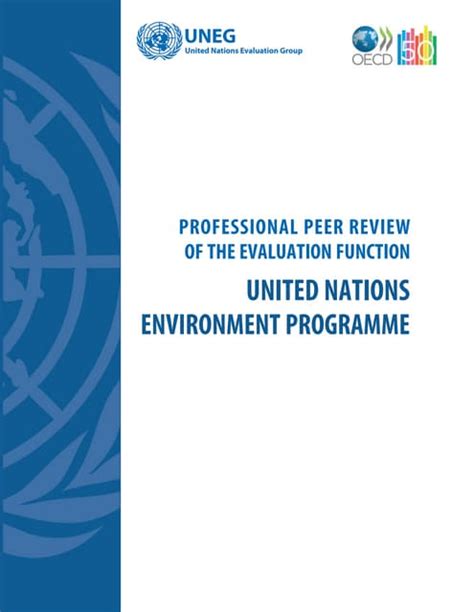 Professional Peer Review Of The Evaluation Function Unep Pdf