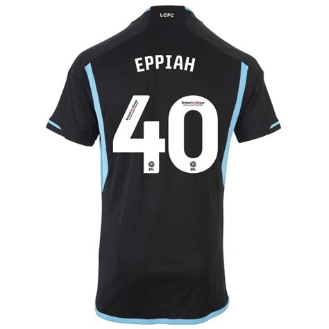 Hombre Fútbol Camiseta Josh Eppiah 40 Negro 2ª Equipación 202324 Perú