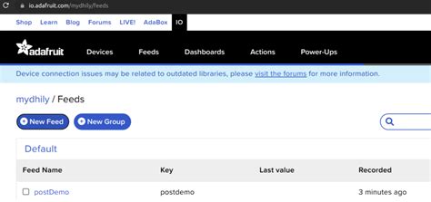 adafruit iot platform with aries board using esp8266 nodemcu vega