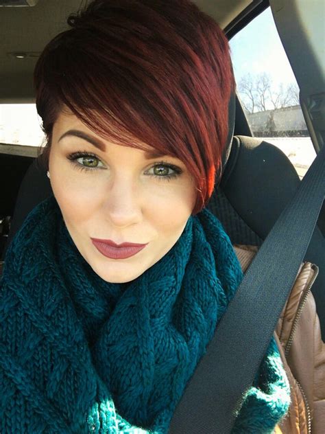 Red Pixie Cut Cute Hairstyles For Short Hair Short Hair Styles Hair Cuts