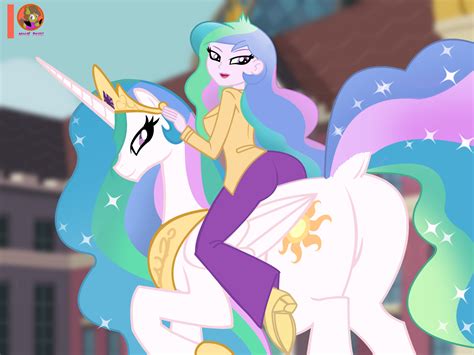 2968606 Safe Artistsuccubi Samus Princess Celestia Principal