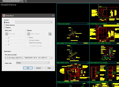 Solved Write Multiple Blocks As Individual Dwg Files Simultaneously Autodesk Community