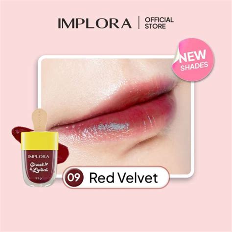 Jual Lip Tint Implora Cheek And Lip Tint Implora Liptint Implora 09 Red Velvet Di Seller