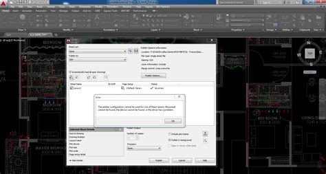 solved autocad 2016 publish setting error autodesk community