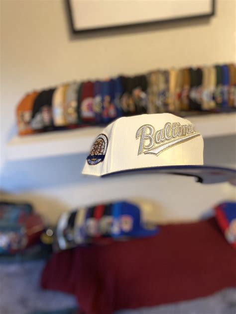 Hat Club × Myfitteds × New Era 738 Baltimore Orioles Script Grailed