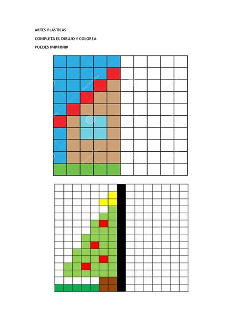 Artes Plásticas Dibujo En Cuadricula Pdf