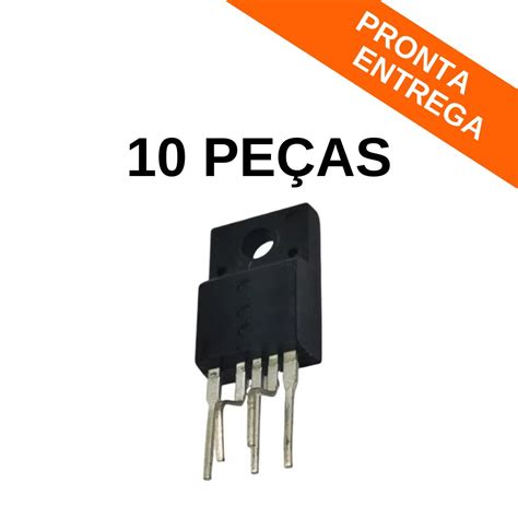 Kit 10 Peças Transistor 5q0565rt To 220f 5 Pth Transistores Achei