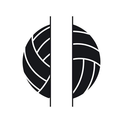 Half Volleyball Vector Art Icons And Graphics For Free Download