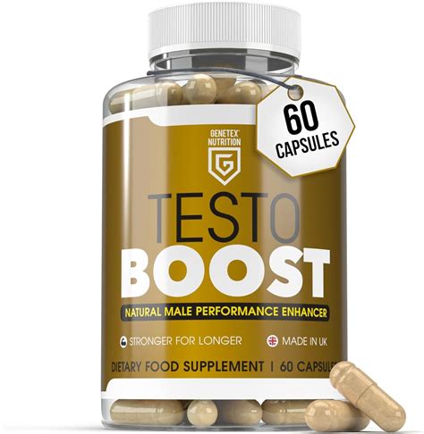 Testo Boost Natural Testosterone Support Supplement For Men X 60
