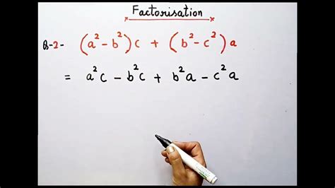 Factors Of Algebraic Expression Factorisation Class 8 Algebra