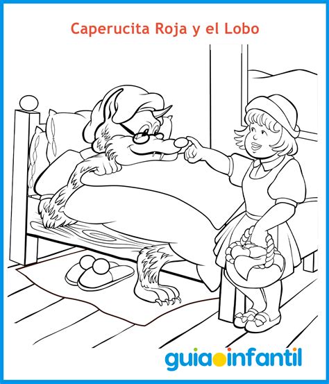10 Dibujos Para Colorear De Caperucita Roja Y El Lobo Feroz Porn Sex