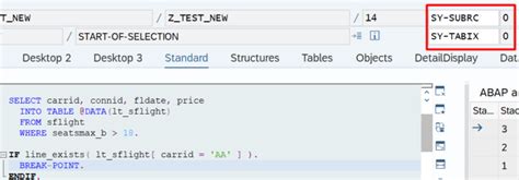 Lineexists Abap Check Line Exists In Table Abap Blog Abap Sap From Artur