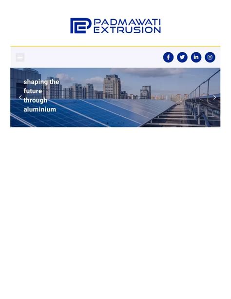 PPT Aluminium Extrusion PowerPoint Presentation Free Download ID