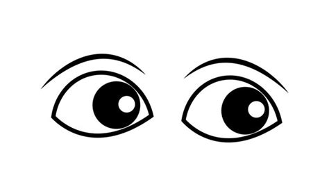 Sense Of Sight Clipart Black And White