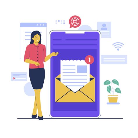 email inbox concept illustration 26993228 vector art at vecteezy