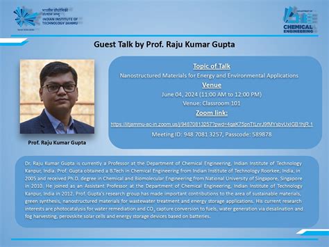 Chemical Engineering Iit Jammu