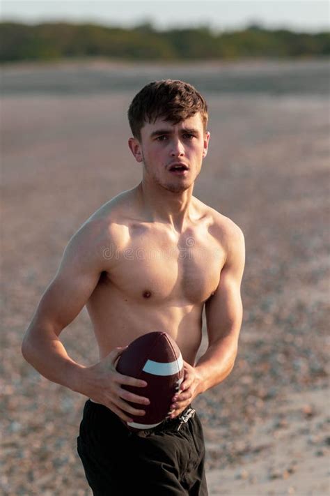 High School Football Players Shirtless