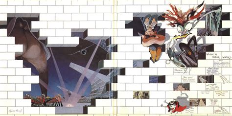 Pink Floyd The Wall Inside Cover Pink Floyd Wall Pink Floyd Art