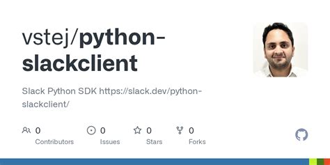 Github Vstejpython Slackclient Slack Python Sdk Slackdev