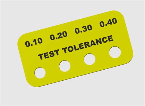 Tolerance Test By 3dprintingprojects Makerworld