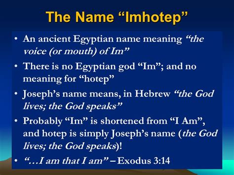 Imhotep Joseph