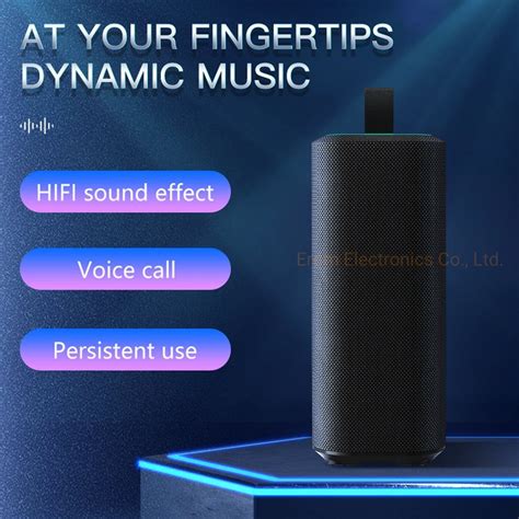 Led Waterproof Wireless Powered Bluetooth Portable Speaker With 10