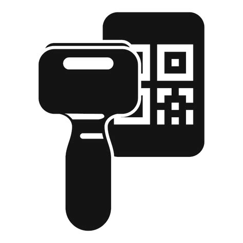 premium vector scan device icon simple vector quick response