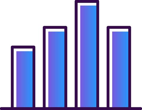 Chart Gradient Filled Icon 42860866 Vector Art At Vecteezy