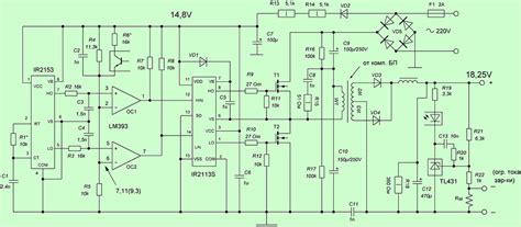 Ir2153 Farklı Smps Tasarımları Pil Şarj Akım Sınırlama Geri Besleme Elektronik Devreler