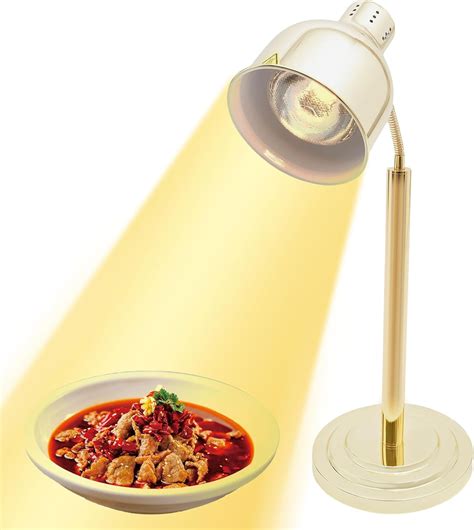 Commercial Food 250w Heat Lamp 180° Rotable Infrared Heating Bulb For