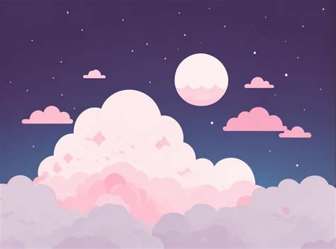 Premium Ai Image Radiance A View To The Ruby Red Sky With White Clouds